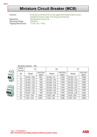 ABB Price List -2019..pdf