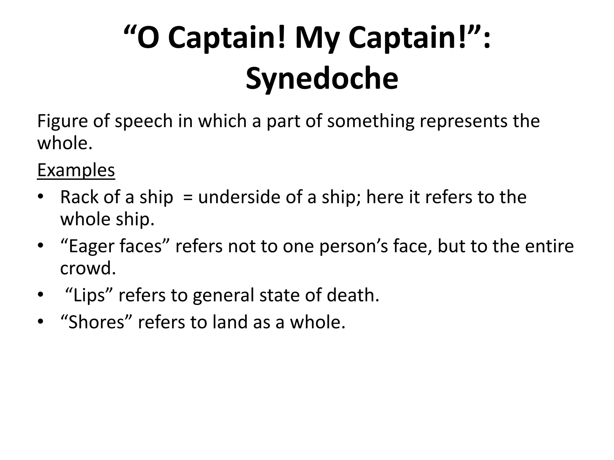 Abbrev Whitman PPT Oh Captain My Cpatain | PPT