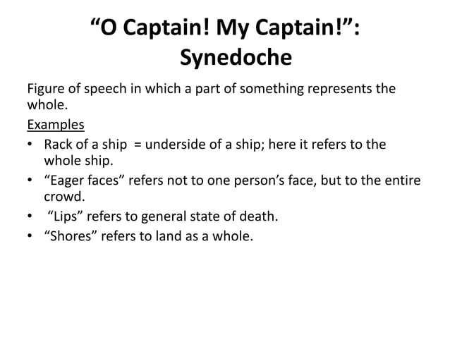 Abbrev Whitman PPT Oh Captain My Cpatain | PPT
