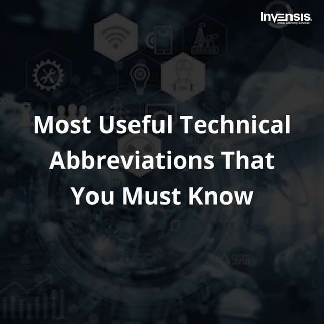 Top 10 most commonly used technical acronyms and their abbreviations. | PDF Top 10 most commonly used technical acronyms and their abbreviations. | PDF
