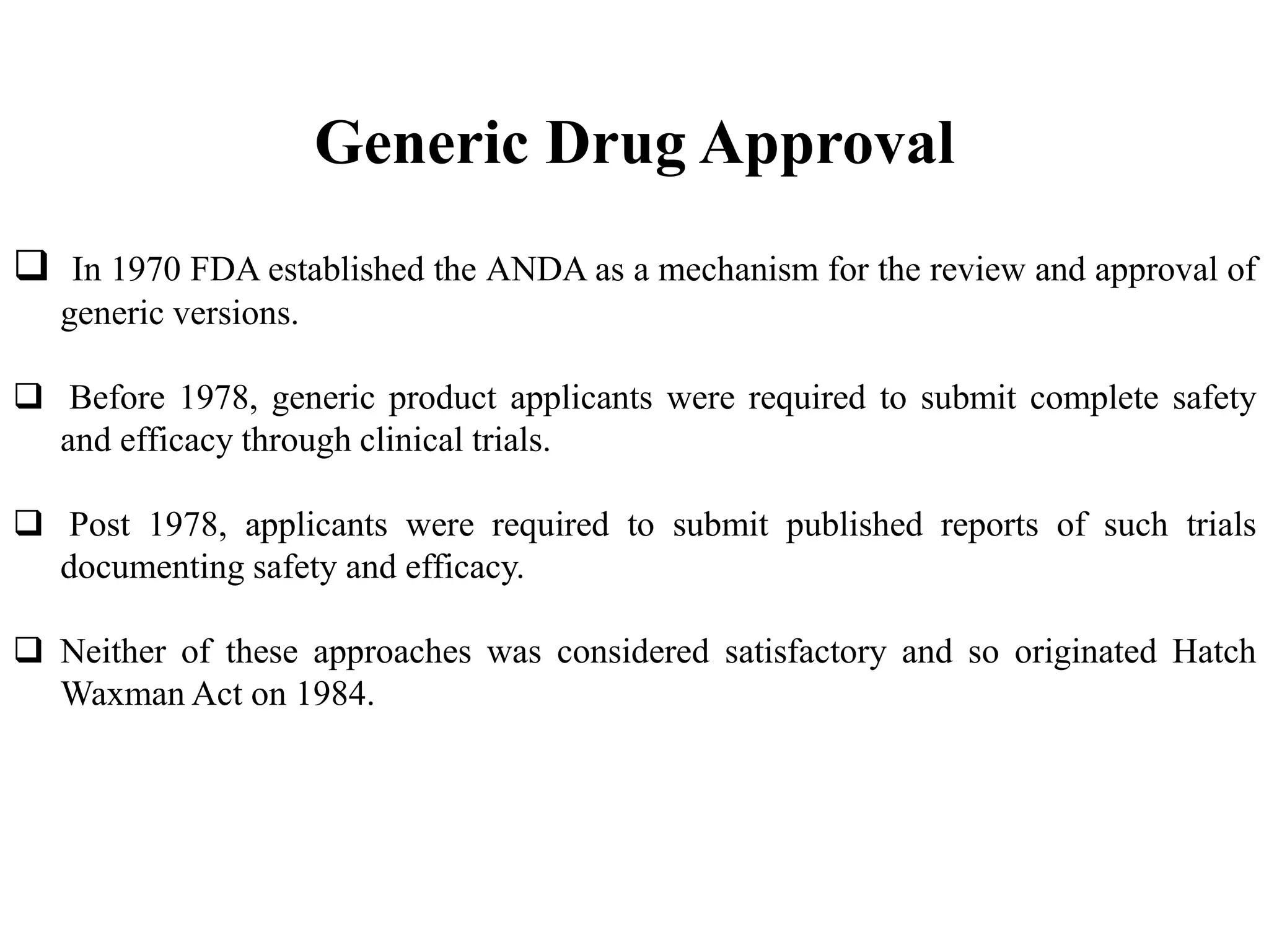 Abbreviated New Drug Application [ANDA] | PPTX