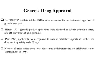 Abbreviated New Drug Application [ANDA] | PPTX