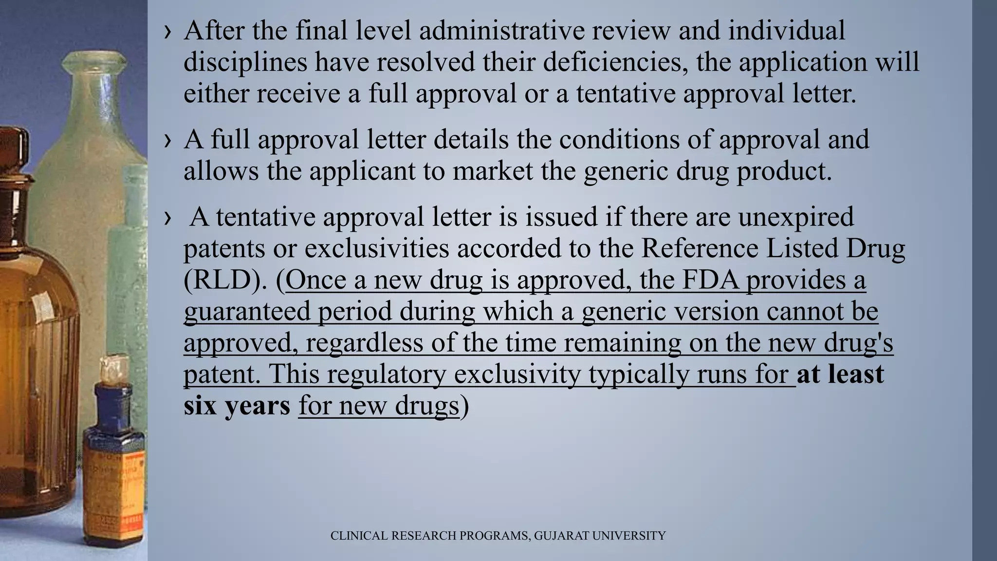 Abbreviated New Drug Application (ANDA) | PPTX