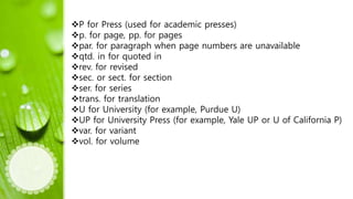 Abbreviation & Proof-reading | PPTX