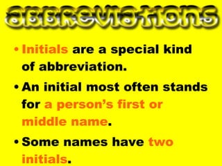 Abbreviations | PPT