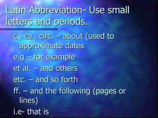 Abbreviations | PPTX