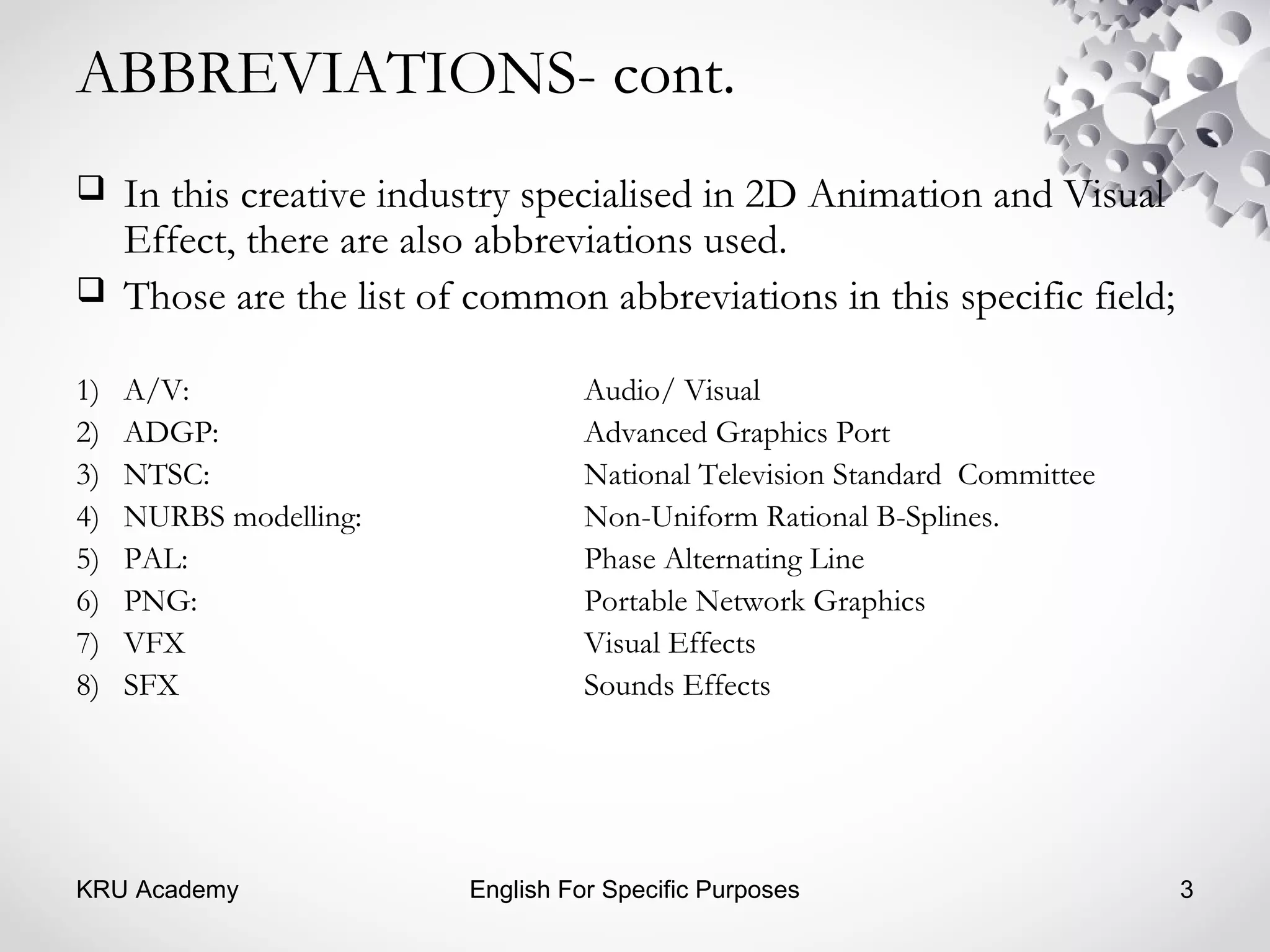 Abbreviations, acronyms and ellipsis | PPT