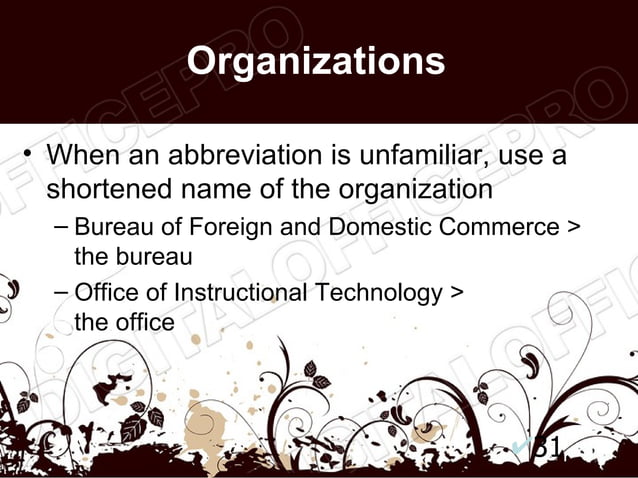 Abbreviations powerpoint (ms standard 4b2) | PPT