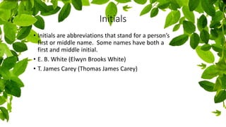 Abbreviations Rules and Guidelines | PPTX