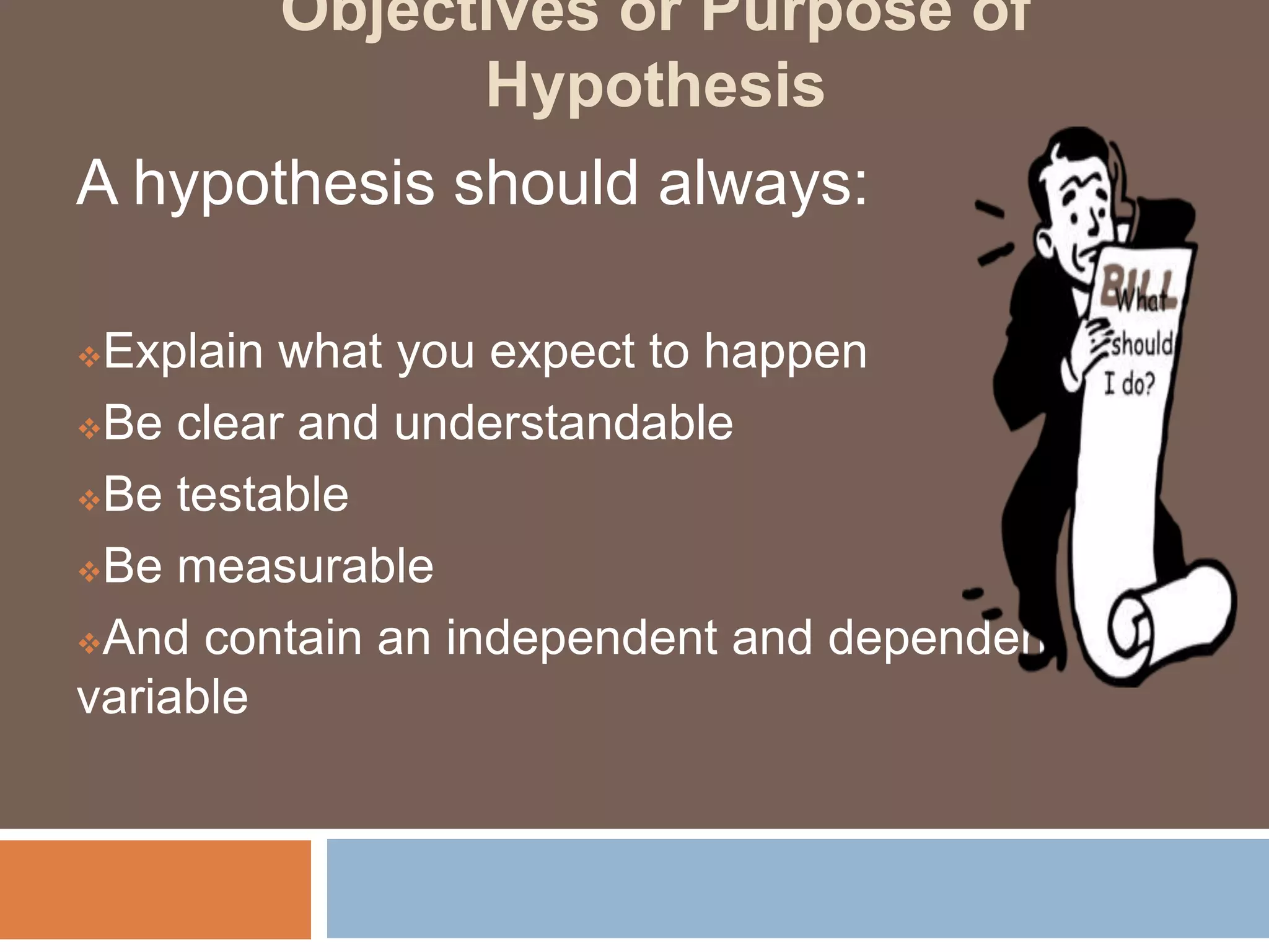 Hypothesis in Research Methodology | PPTX
