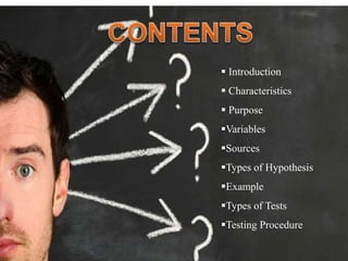 Hypothesis in Research Methodology | PPT