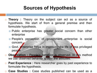 Hypothesis in Research Methodology | PPTX | Science