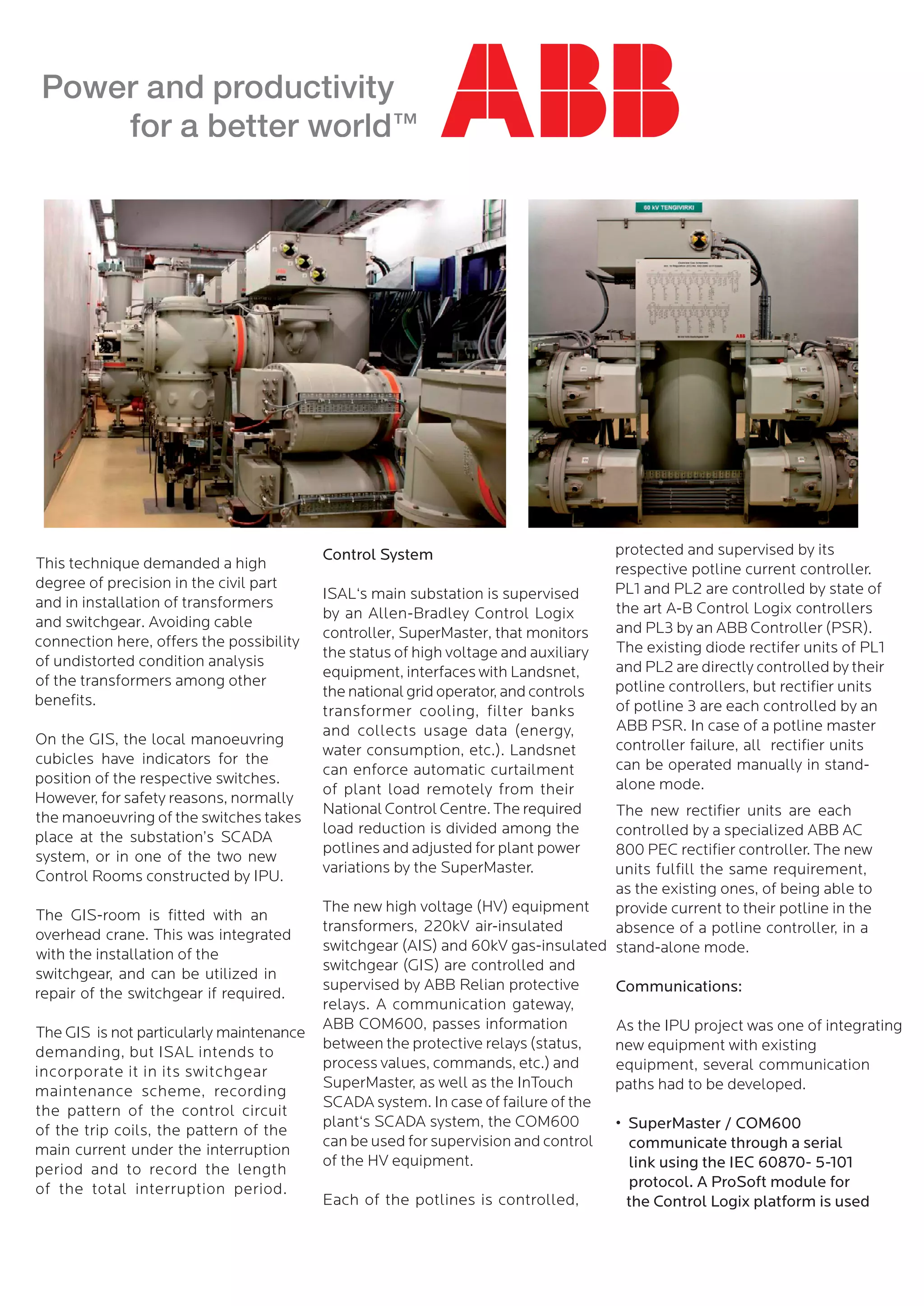 ABB: RIO TINTO ALCAN ISAL Smelter Expansion Project | PDF