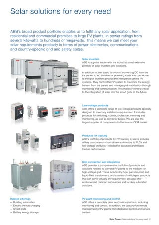 Abb solar solutions brochure dec14 (web) | PDF | Power and Energy ...