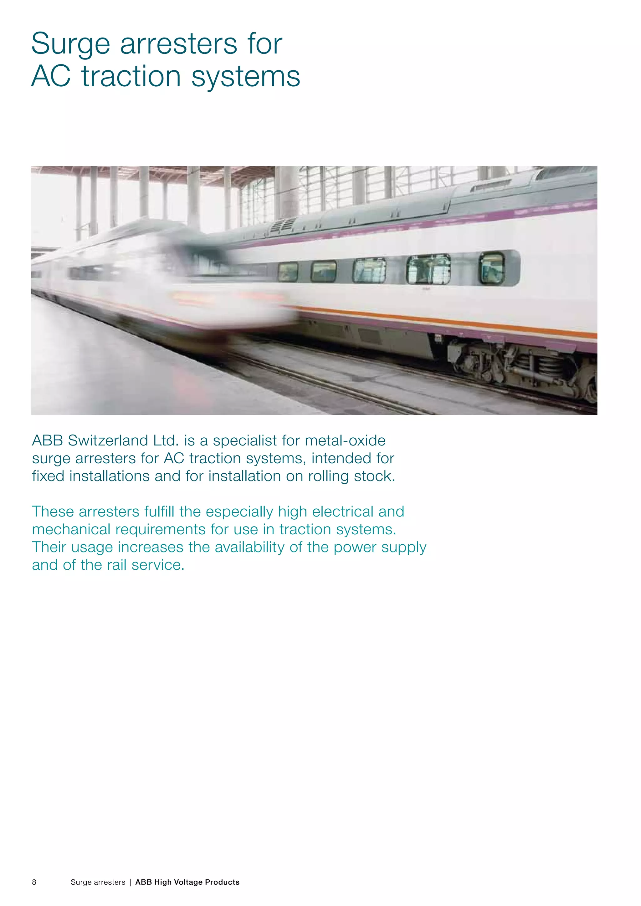 ABB Medium Voltage MV Surge Arresters - AC & DC Surge Arresters & Protection for High Voltage ...