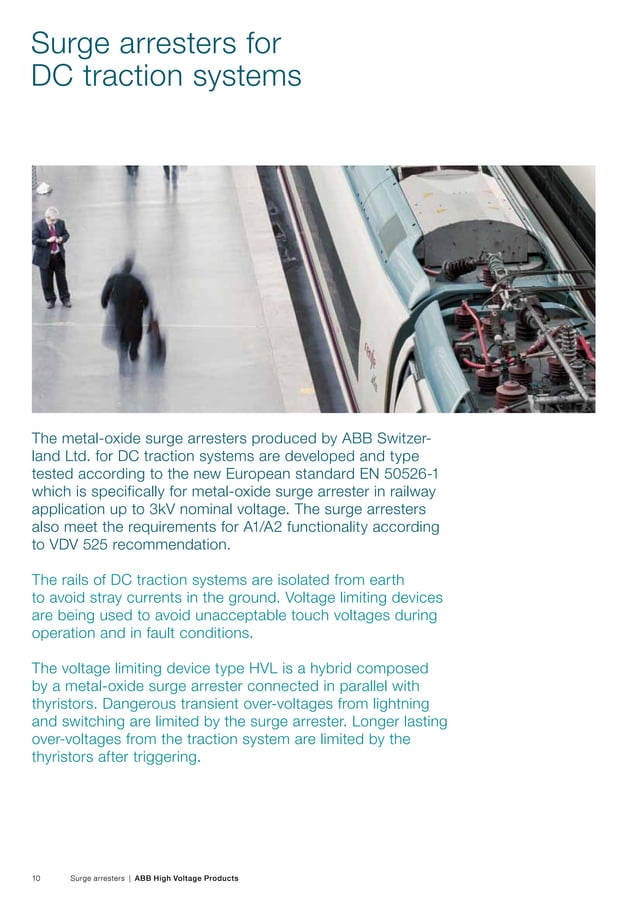 ABB Medium Voltage MV Surge Arresters - AC & DC Surge Arresters & Protection for High Voltage ...