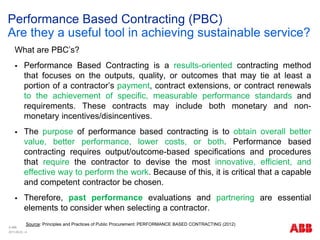 ABB - Sustainable Procurement by Philip Juneau at GIB Summit | PPT