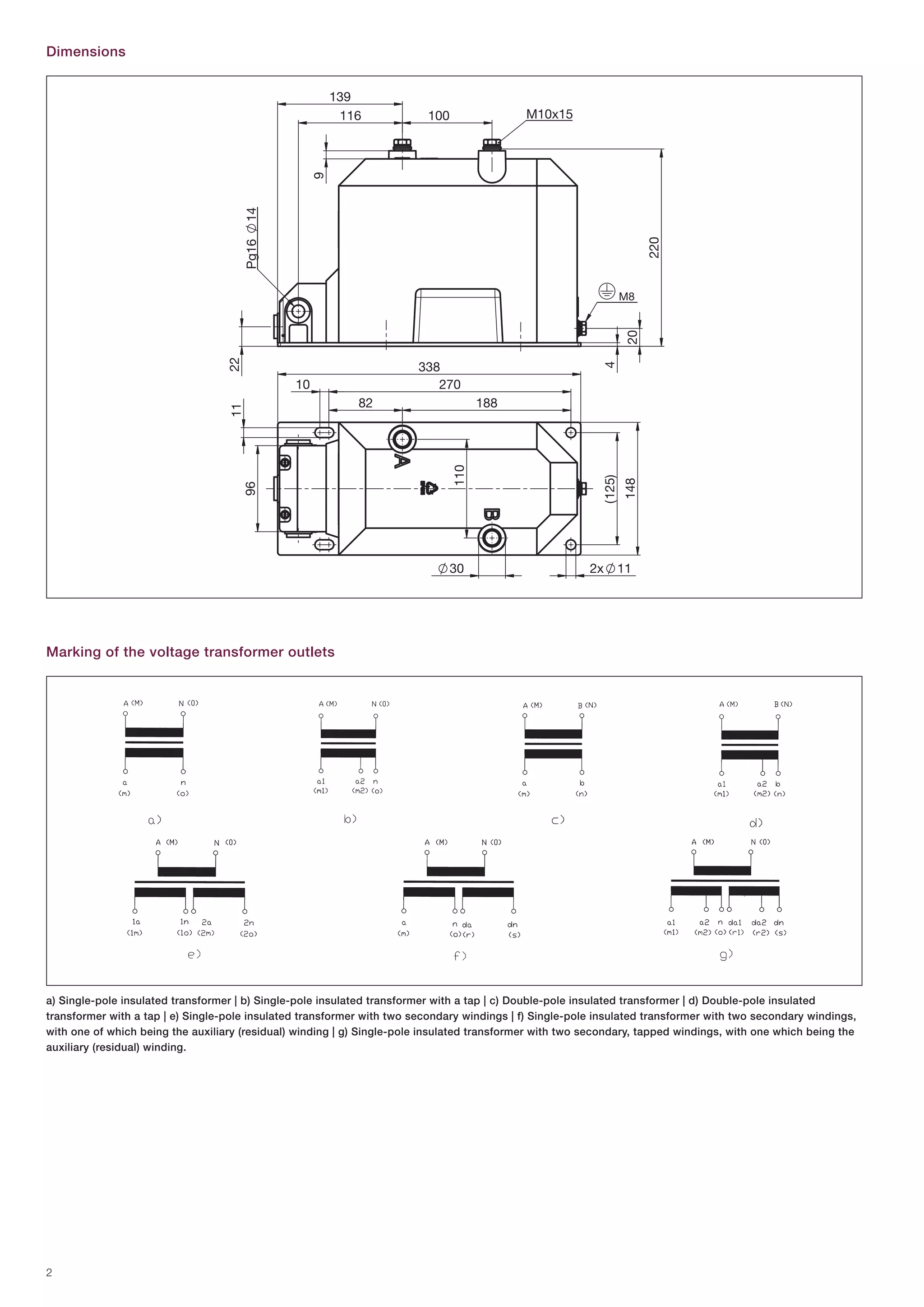 ABB TDC Voltage Transformer - ABB MV Medium Voltage Transformer ...