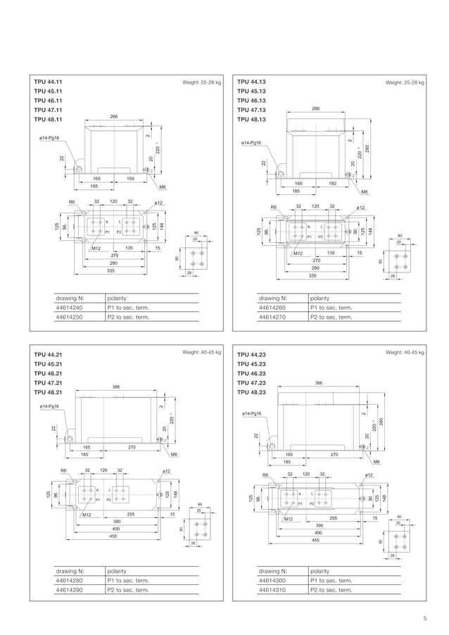 ABB TPU4 Indoor Current Transformers (CT) MV Medium Voltage 3.6kV 7.2kV ...