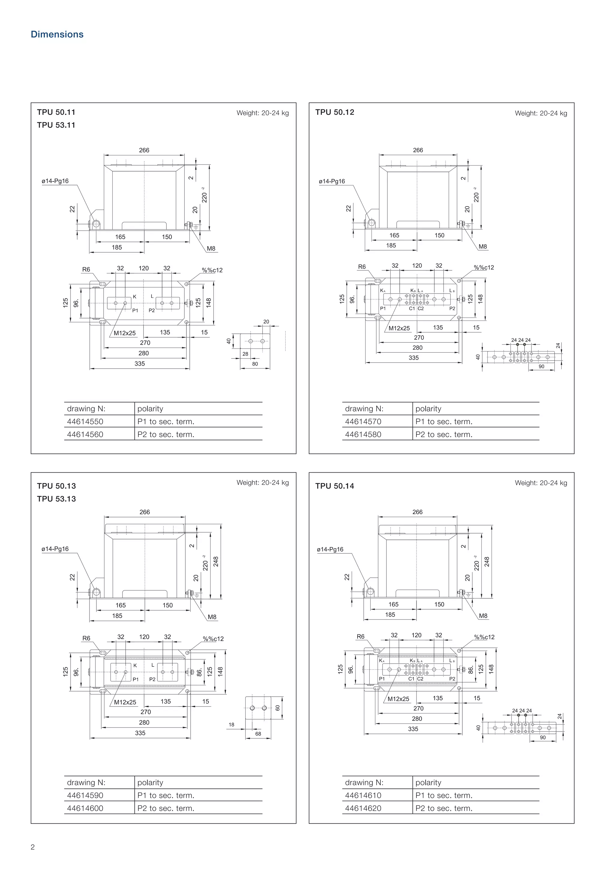 ABB TPU5 Indoor Current Transformers (CT) MV Medium Voltage 13.8kV 17 ...