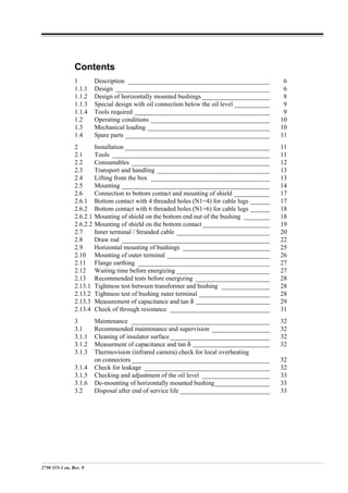 ABB Transformer Bushing Molykote Recommendations - Project Sales Corp | PDF
