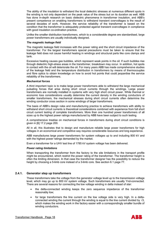 Abb transformer handbook abb | PDF