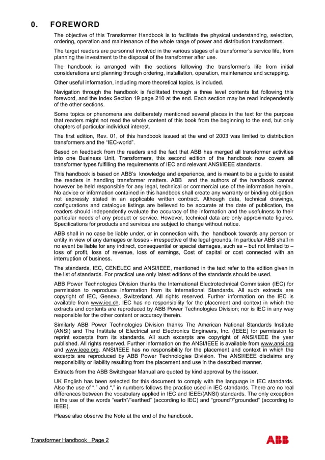 Abb transformer handbook abb | PDF