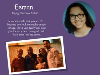 happy birthday Abbu | PPSX