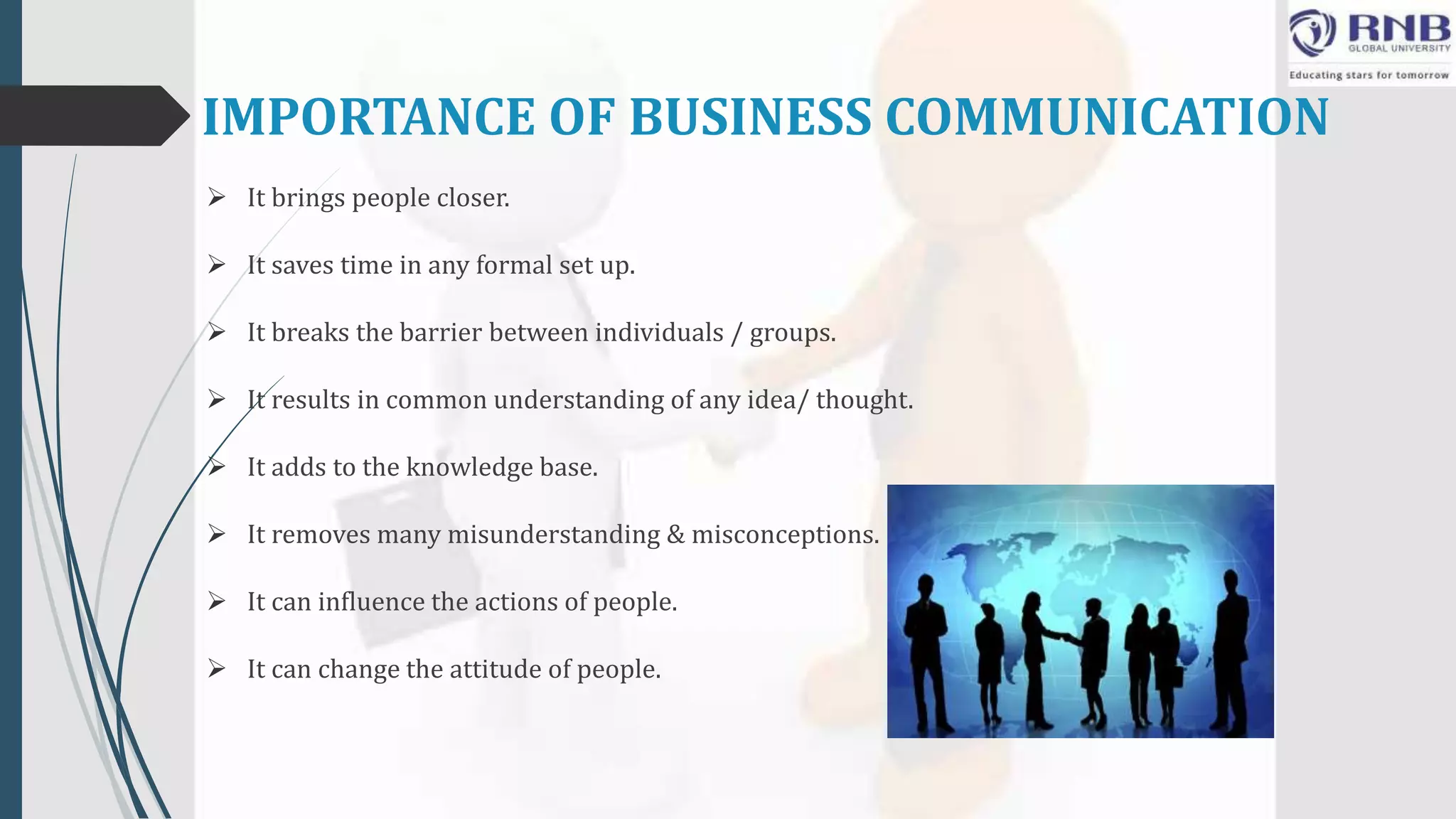 : NATURE AND IMPORTANCE OF BUSINESS COMMUNICATION | PPTX | Business ...