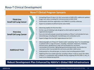 AbbVie Announces Stemcentrx Acquisition | PDF