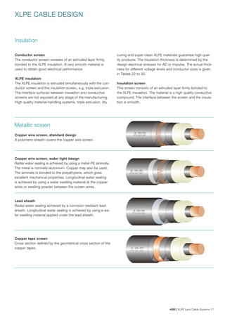 Abb xlpe land cable system user's guide | PDF