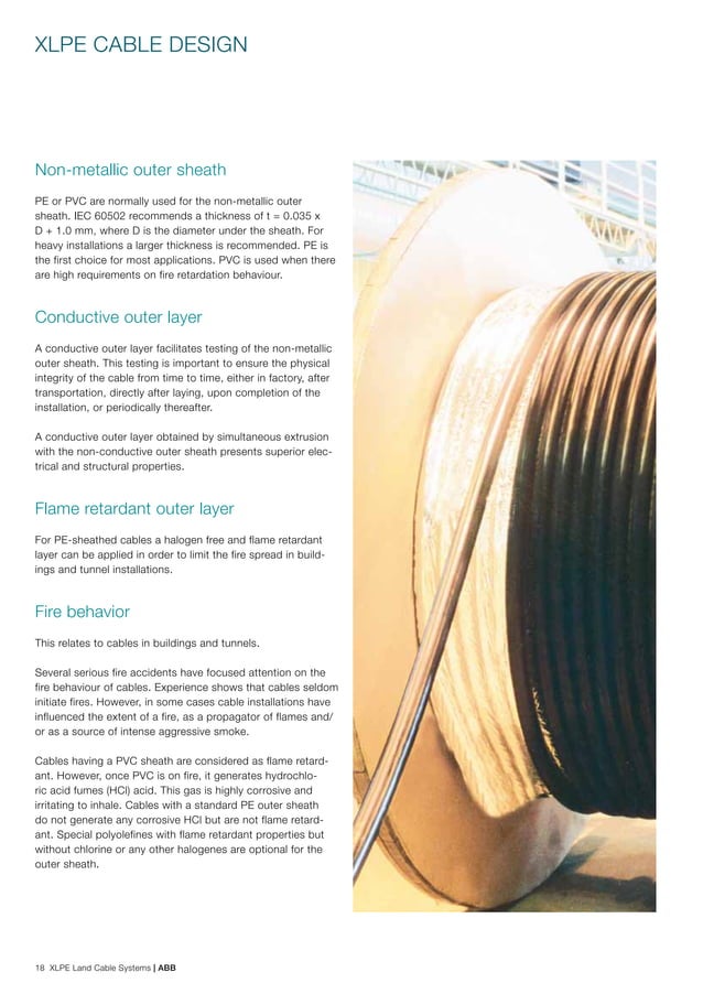Abb xlpe land cable system user's guide | PDF | Manufacturing Industry ...