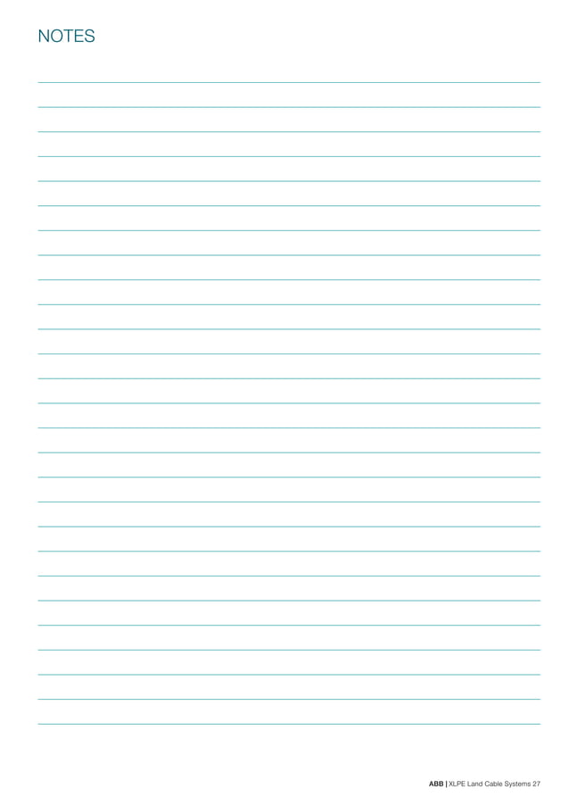 Abb xlpe land cable system user's guide