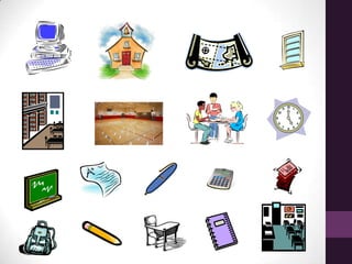 Places in School and Classroom Objects Vocabulary Words | PPTX