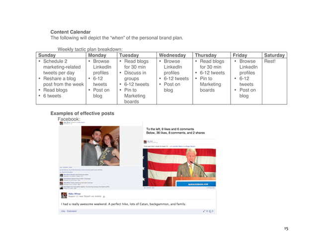 Abby's personal brand social media plan | PPT