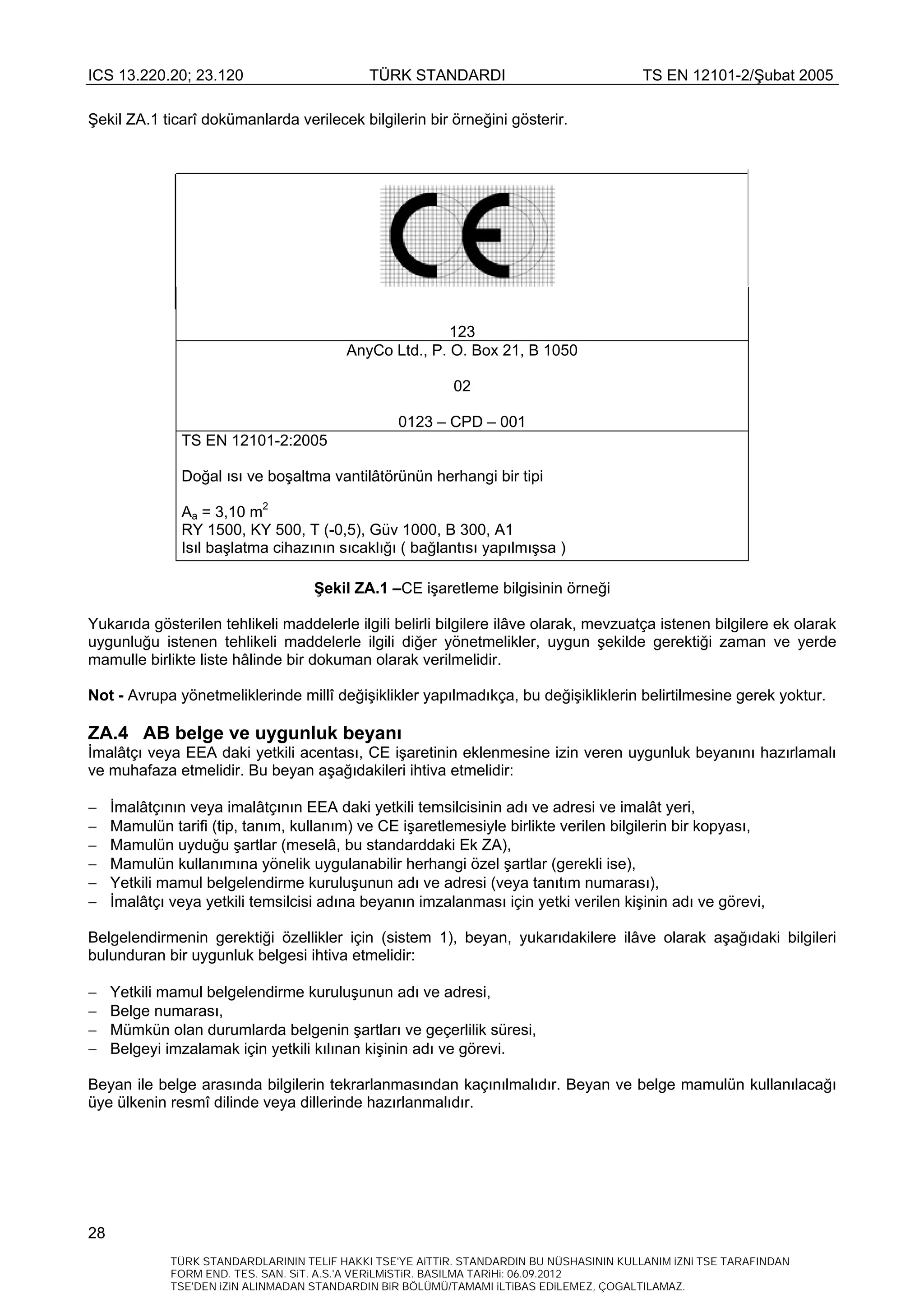 Duman ve isi kontrol si̇stemleri̇ ts en 12101 2 | PDF