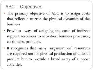 Activity Based Costing | PDF