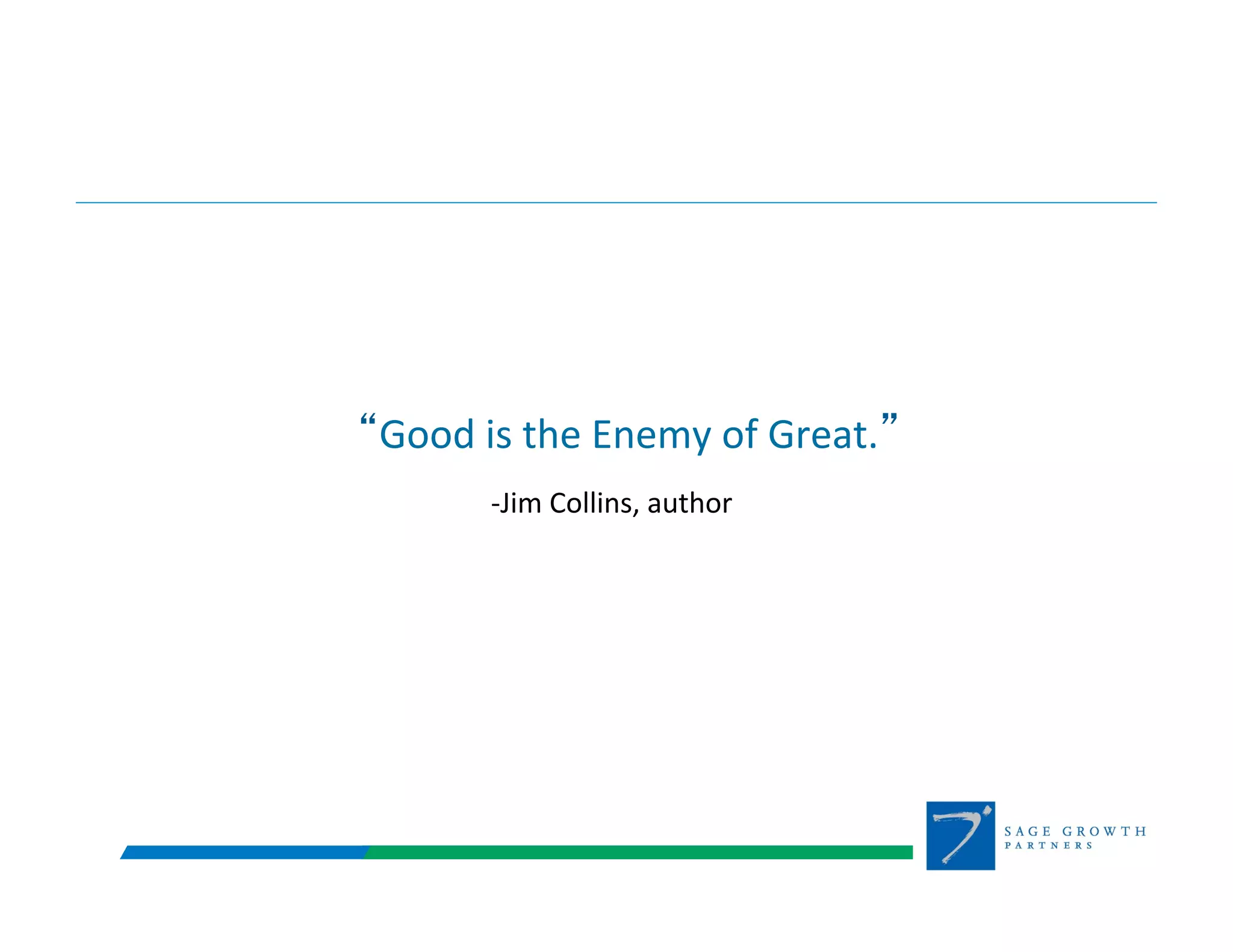 Level 5 Leadership: Moving From Good to Great | PDF