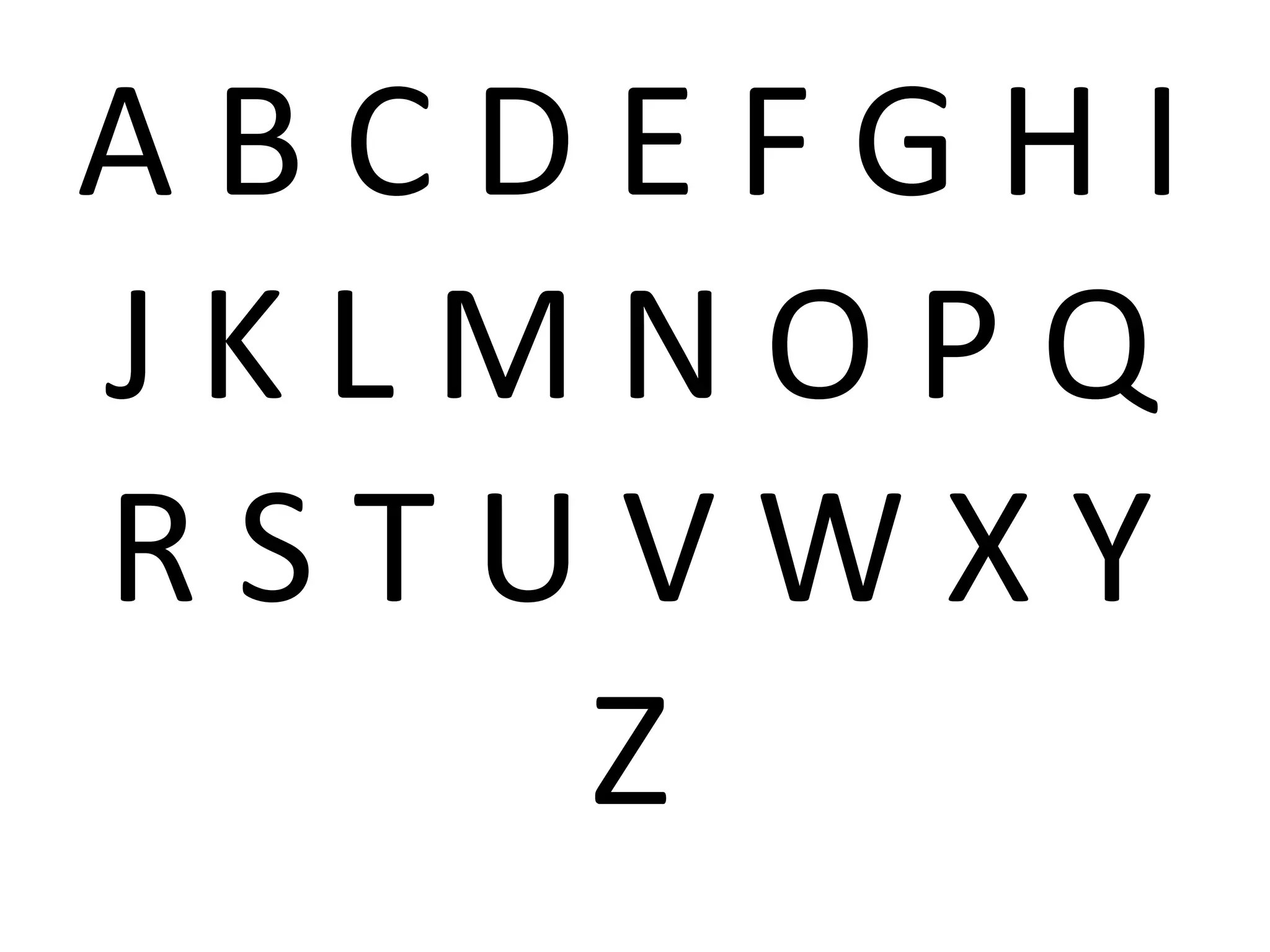 English alphabets | PPTX