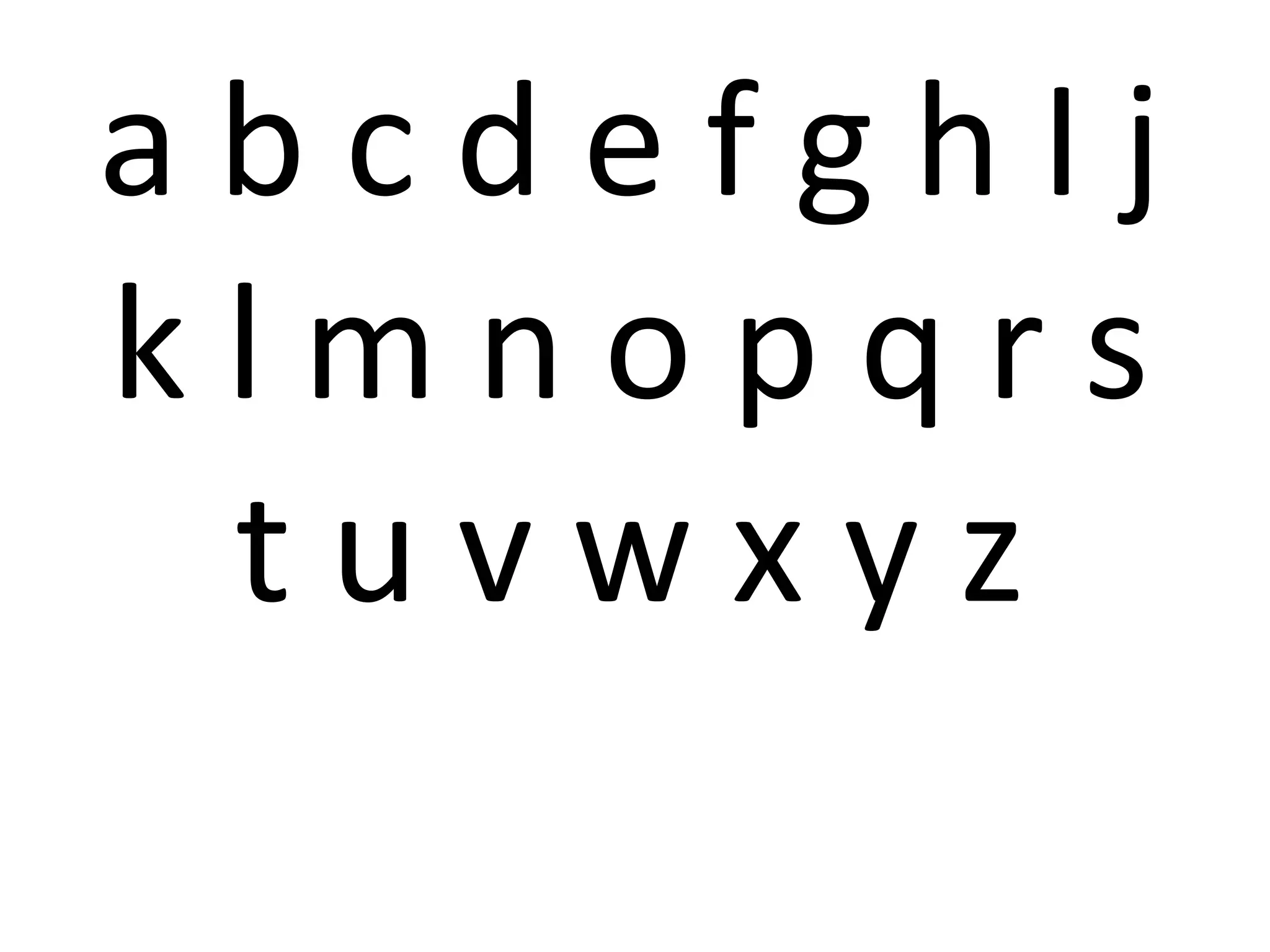 English alphabets | PPT