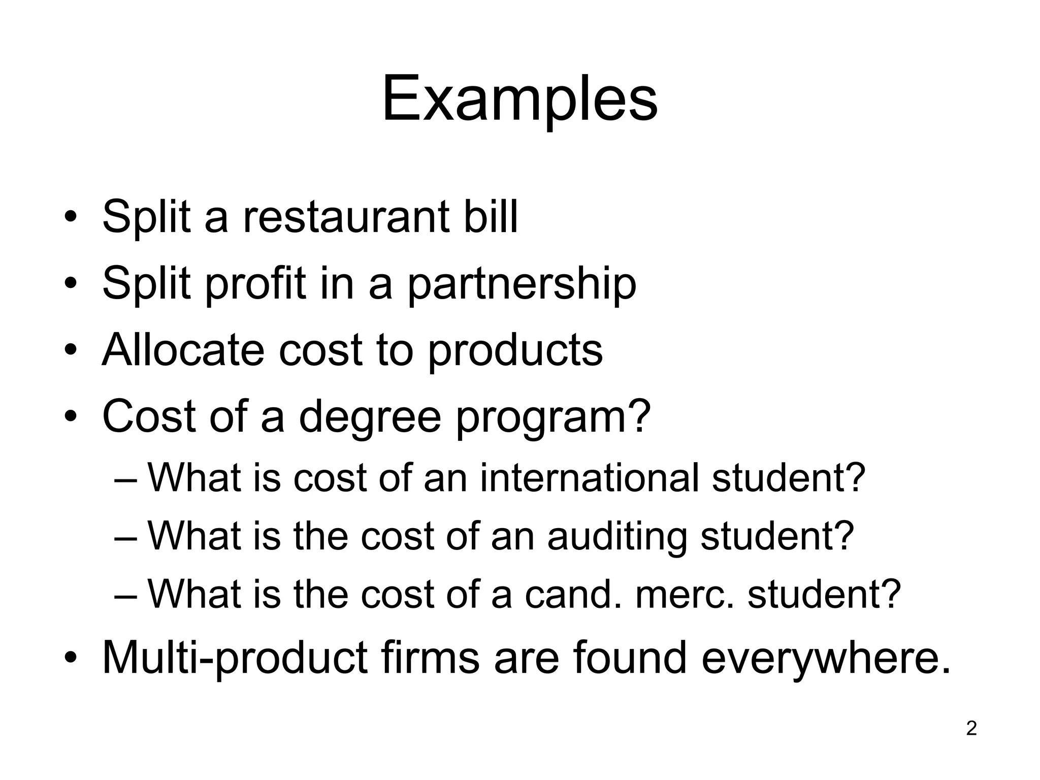 Activity-based costing (ABC) is a costing method to allocate indirect ...