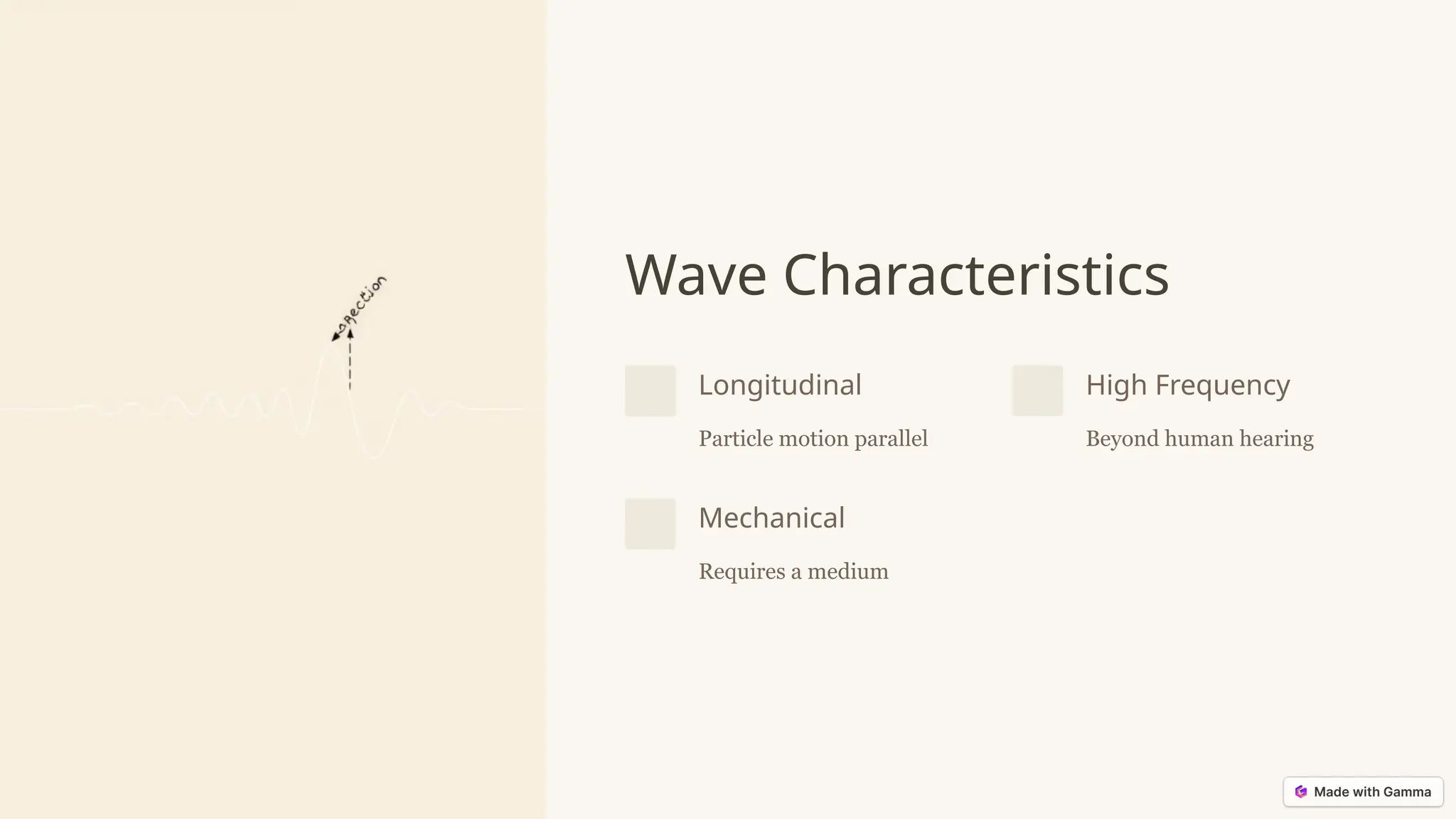 ultrasonic wave information and examples | PPT