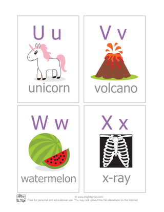 Abc alphabet-flash-cards | PDF