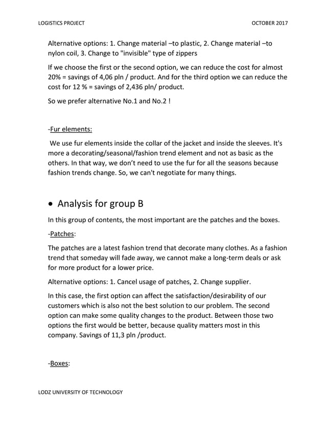 The ABC classification- Example and analysis | PDF | Logistics | Business