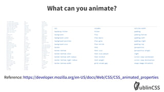 Abc of CSS animation | PPT