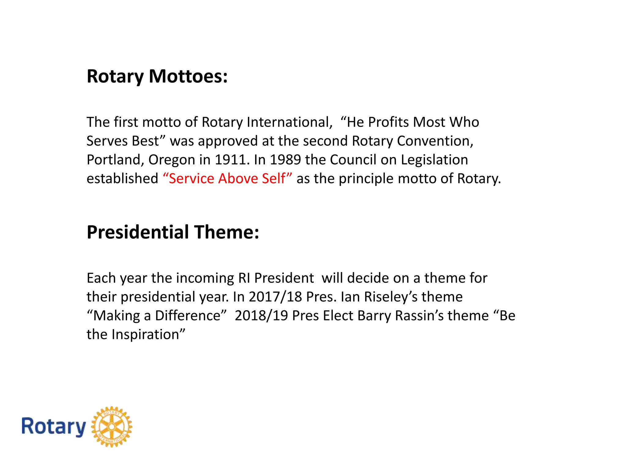 ROTARY PPT | PPTX