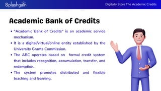 Academic Bank of Credits: Multidisciplinary education in-line with ...
