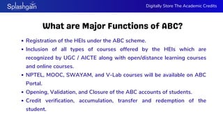 Academic Bank of Credits: Multidisciplinary education in-line with ...