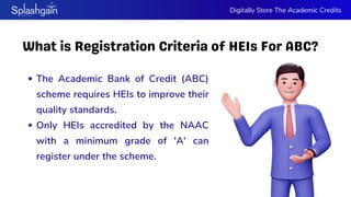 Academic Bank of Credits: Multidisciplinary education in-line with ...