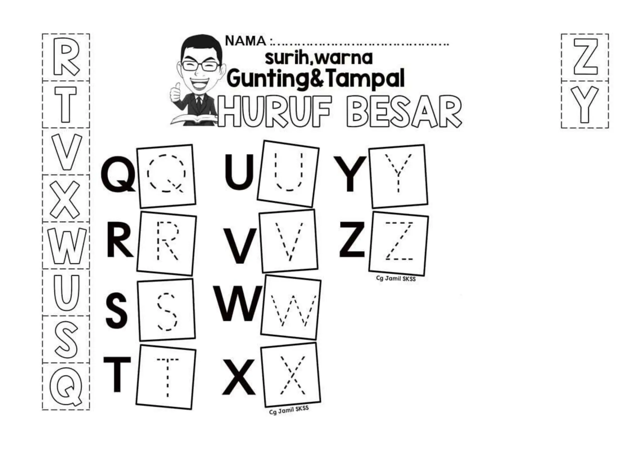 ALPHABET FOR LINUS STUDENTS. JOIN THE DOTS | PPT